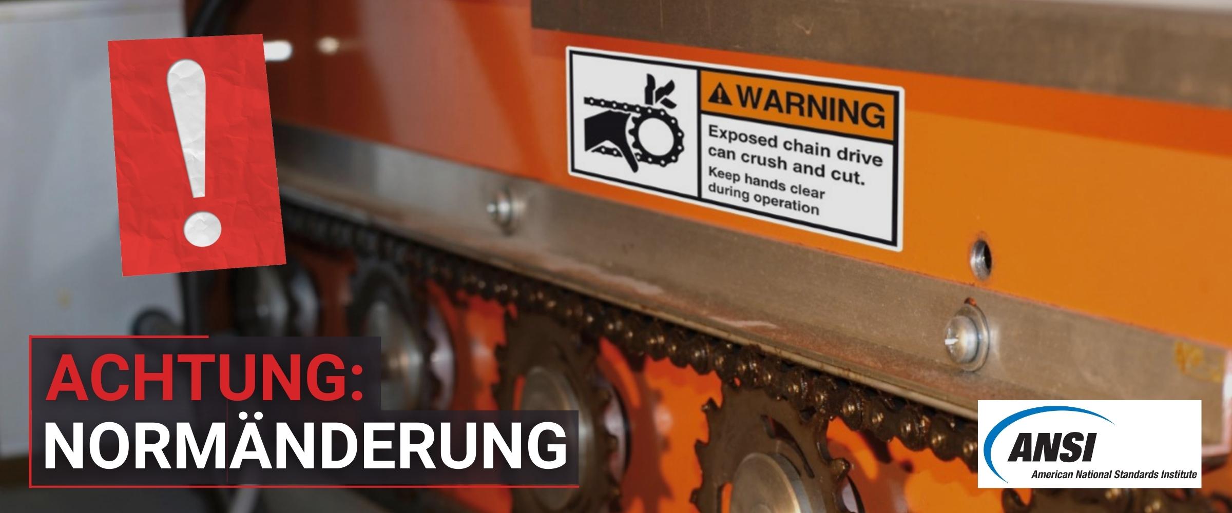 Überarbeitete Norm ANSI Z535.1-2022 - Wichtige Änderungen