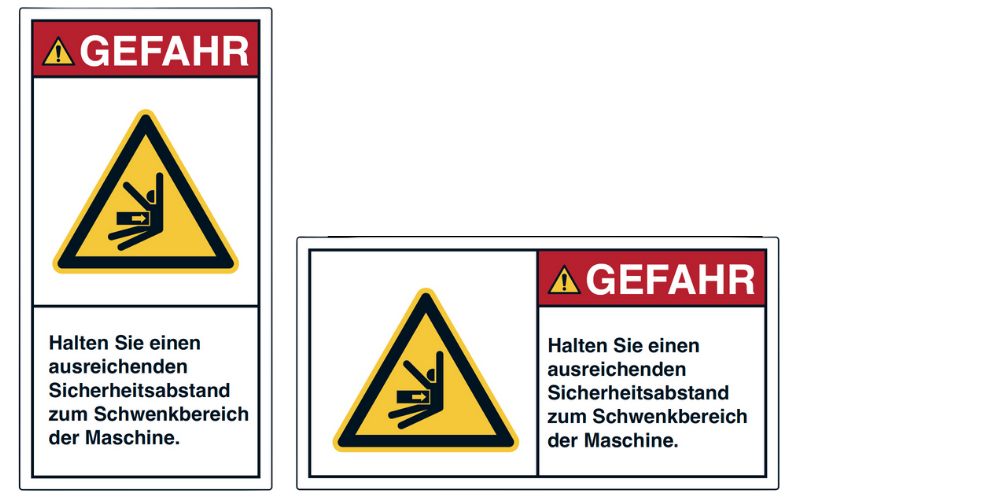 Aktualisierte Norm "ISO 11684" ︎ Maschinen, Traktoren...