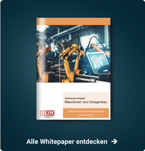 HEIN Industrieschilder ︎ Ihr Kennzeichnungsprofi