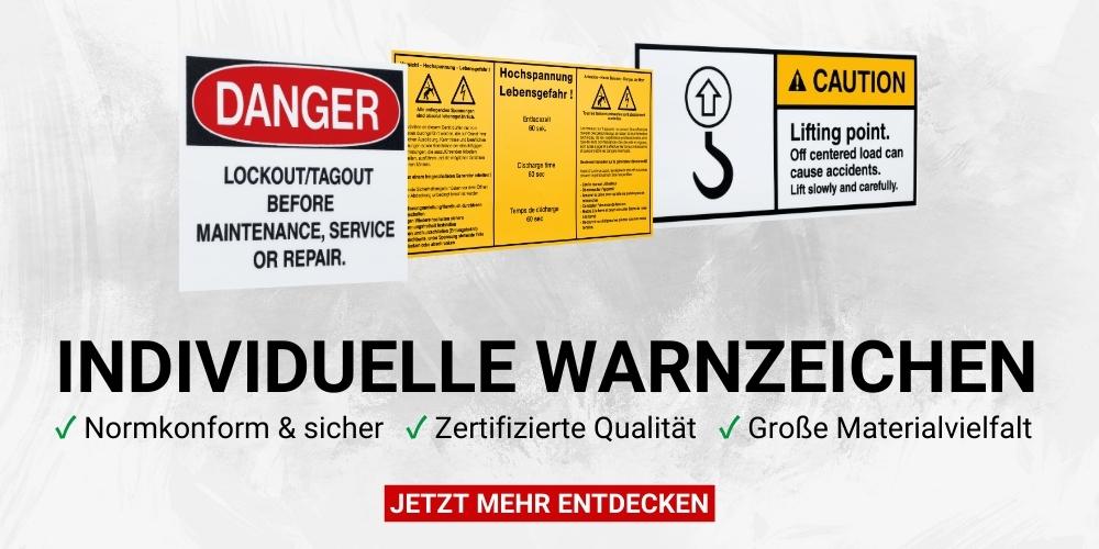 HEIN Industrieschilder ︎ Ihr Kennzeichnungsprofi