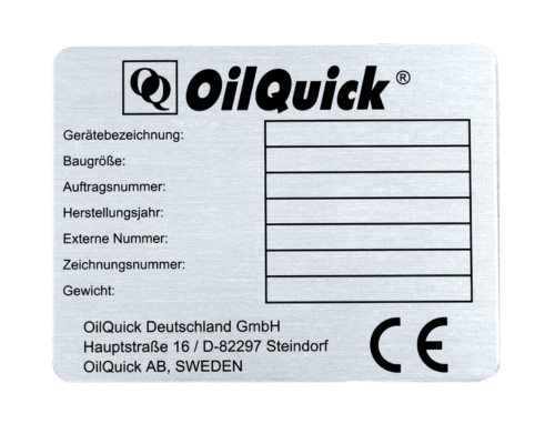 Typenschilder & Leistungsschilder erstellen lassen ︎ HEIN.eu